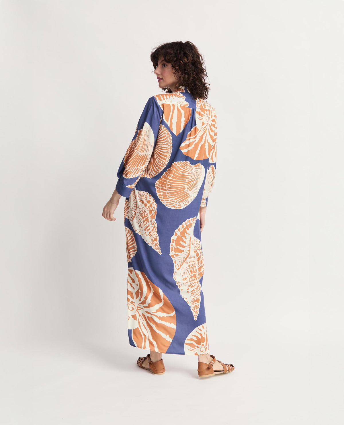 Zanzi | Shell Relaxed Maxi Dress | Sitting Pretty