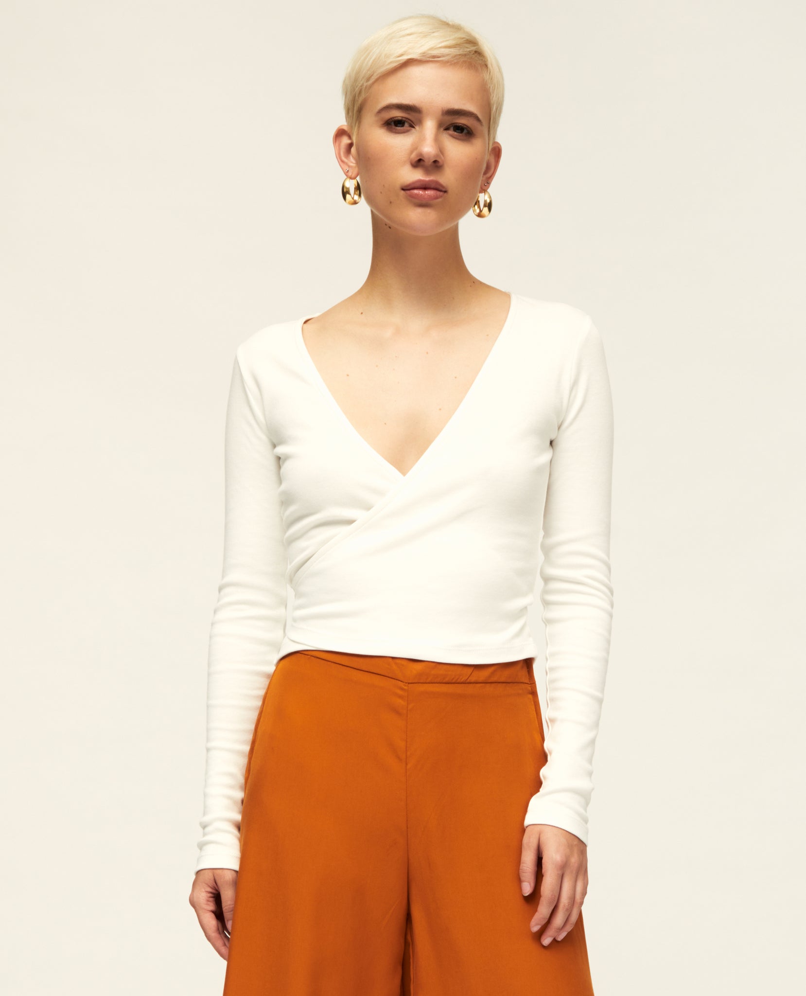 Raya | Fitted Wrap Top – Sitting Pretty